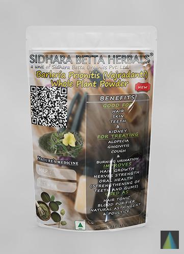 Buy Vajradanti Powder from Sidhara Betta Herbals - 100% Natural ...