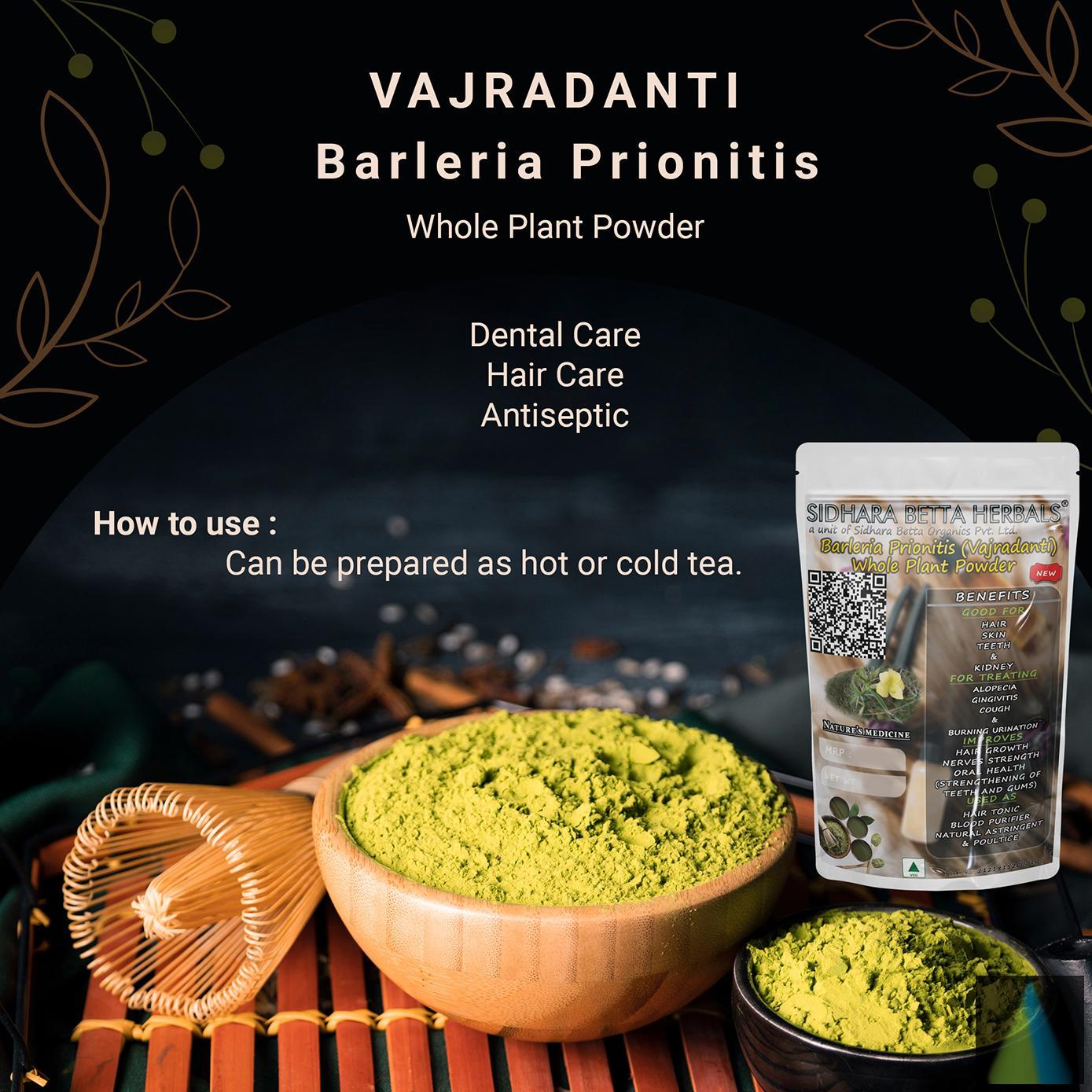 Buy Vajradanti Powder from Sidhara Betta Herbals - 100% Natural ...
