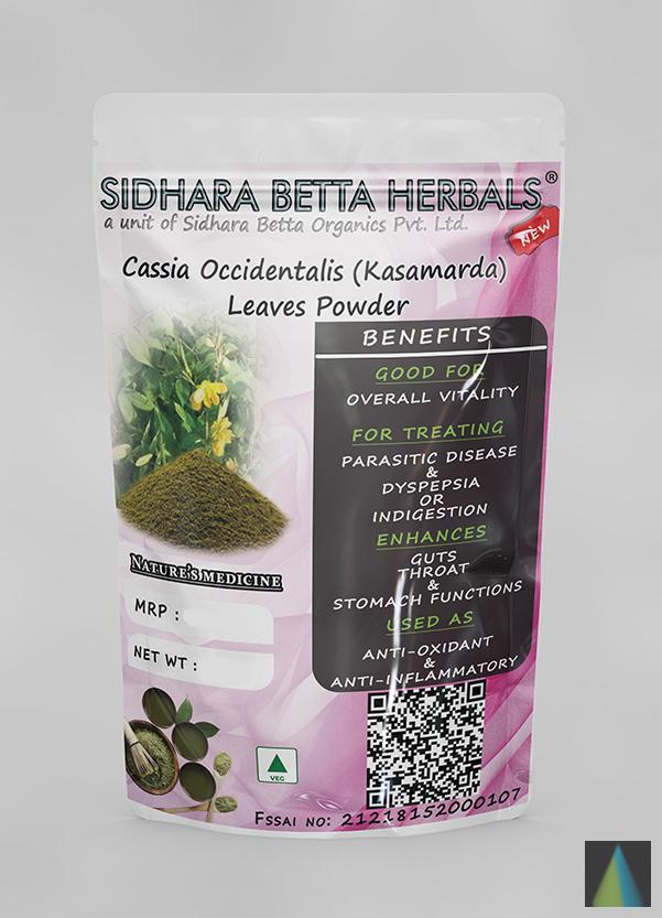 Cassia Occidentalis Leaves Powder | Kasamarda | Arimarda - Sidhara ...