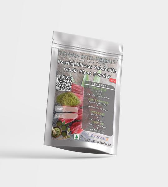 Roselle Whole Plant Powder | Ambasthika | Hibiscus Sabdariffa - Sidhara ...