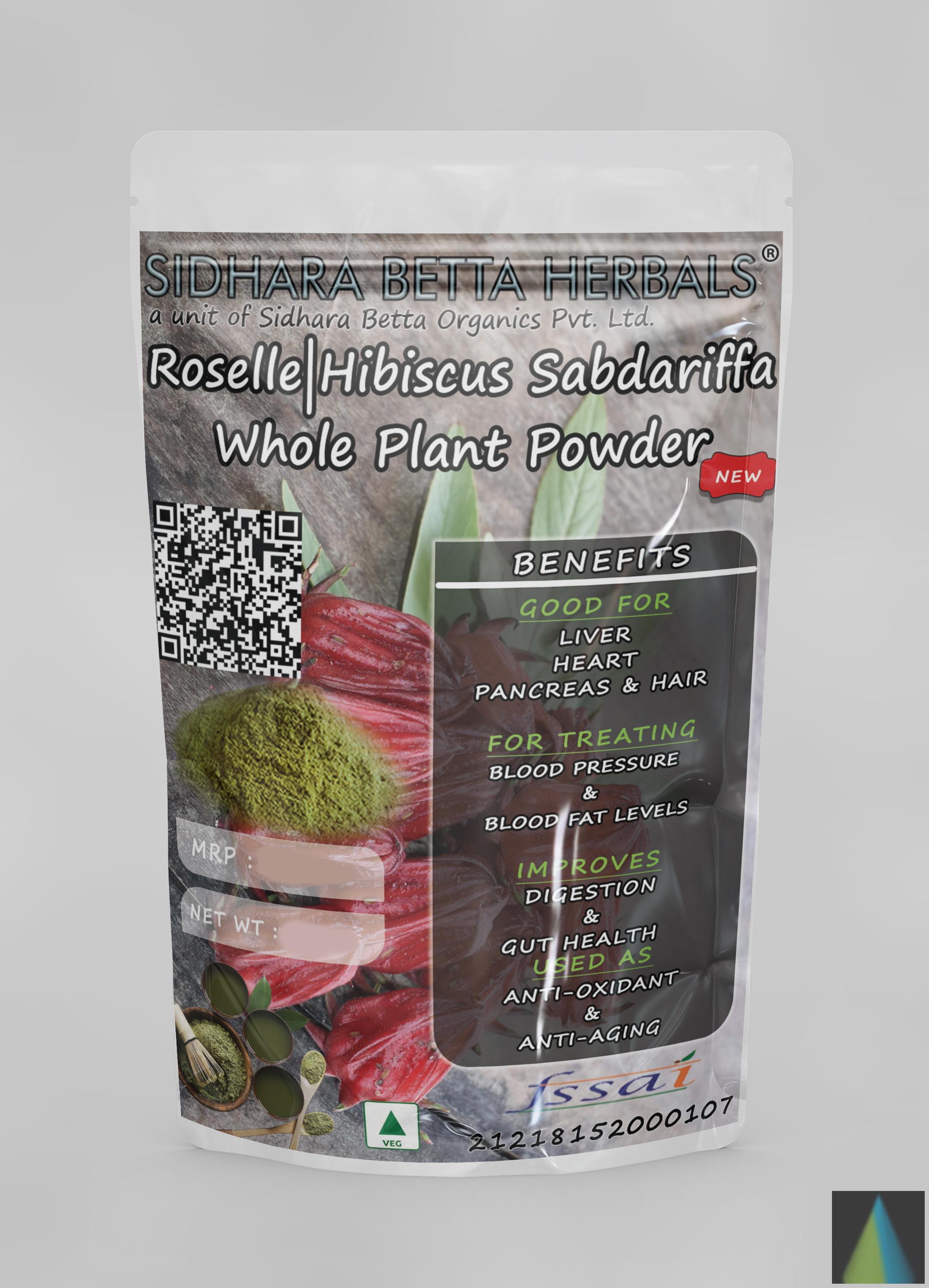 Roselle Whole Plant Powder | Ambasthika | Hibiscus Sabdariffa - Sidhara ...