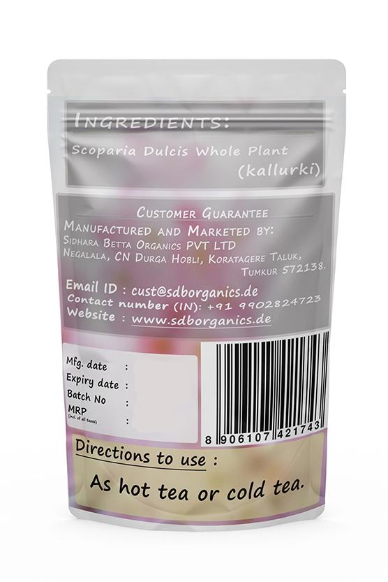 Scoparia Dulcis Whole Plant Powder | kallurki | Mruganmhi | - Sidhara ...