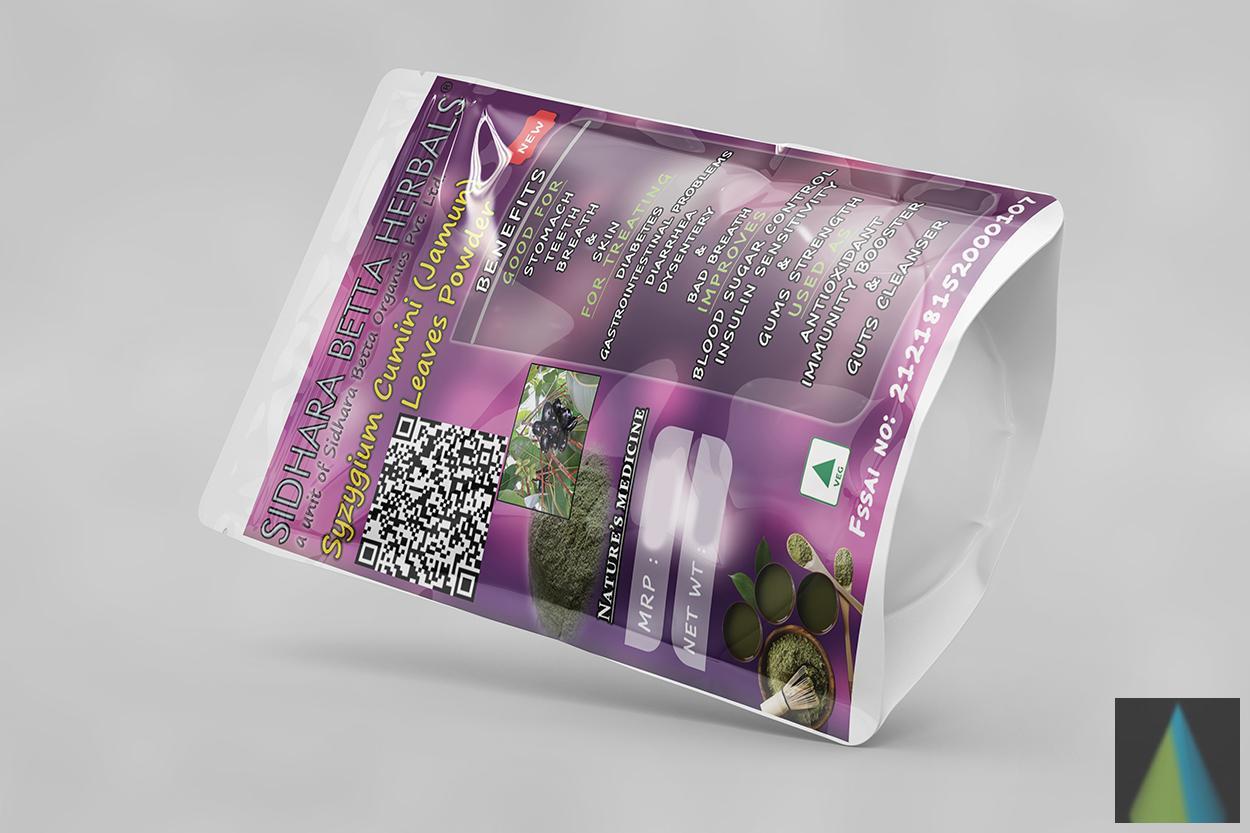 Syzygium Cumini Leaves Powder | Jamun | Jambulah - Sidhara Betta Herbals