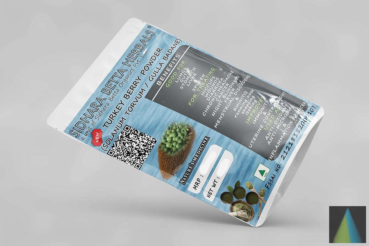 Turkey Berry Powder (SOLANUM TORVUM / GULLA BADANE) 15g - Sidhara Betta ...